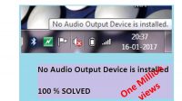 4 Cara Mengatasi No Audio Device Are Installed Pada Laptop